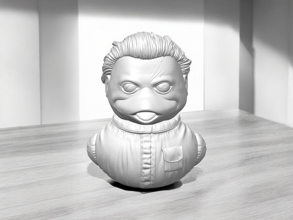 3D Printed Jason Voorhees Duck – 10cm DIY Paintable Figure | Paint Kit ...